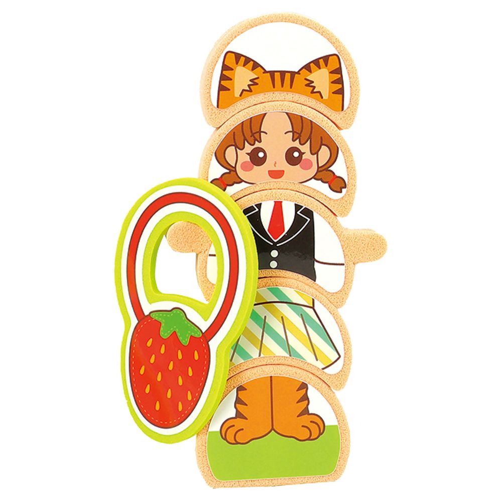 つんで楽しむバランスゲーム！コーディネートも楽しめる！バランスゲームとコーディネートで遊べるEVA商品。【詳細】セット内容：本体×1商品サイズ：170×200×20mm材質：EVA、紙[ おもちゃ 一般玩具 室内あそび ]