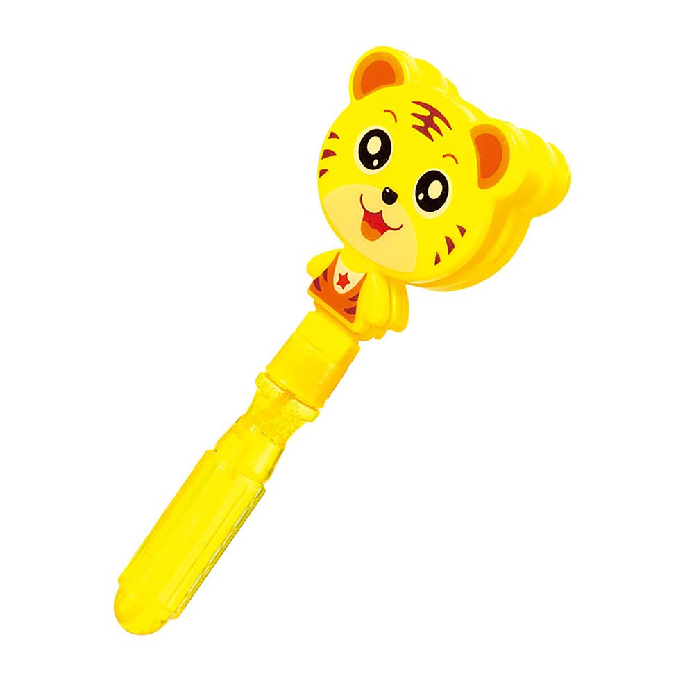 パタパタ音の鳴るなるこ付のシャボン玉！シャボン液入りなのですぐに遊べます。【詳細】セット内容：本体×1商品サイズ：23×72×204mm材質：PP、PET[ おもちゃ 知育玩具 しゃぼん玉 シャボン玉遊び ]