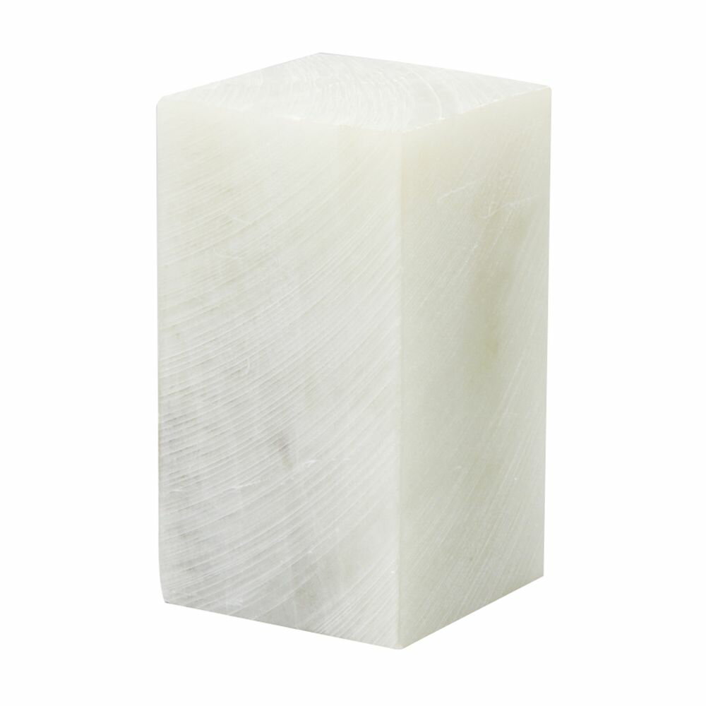 ■彫刻刀でも彫りやすく、大きな作品を作ることができます。※天然石のため色・柄に多少のバラつきがあります。大きな作品ができる！※画像には制作例が含まれています。【詳細】商品サイズ：60×60×100mm[ 美術・画材 ]