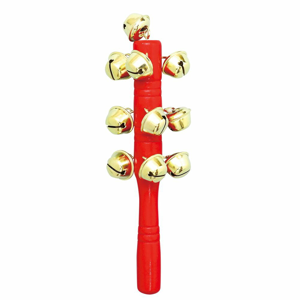 ダンスやお祭りで使えるハンドベル【詳細】商品サイズ：φ59×191mm材質：木,鉄[ 運動会 発表会 イベント お遊戯会 体育祭 文化祭 学園祭 舞台 体育大会 ステージ お祭り 学校行事 保育園 幼稚園 学芸会 ]