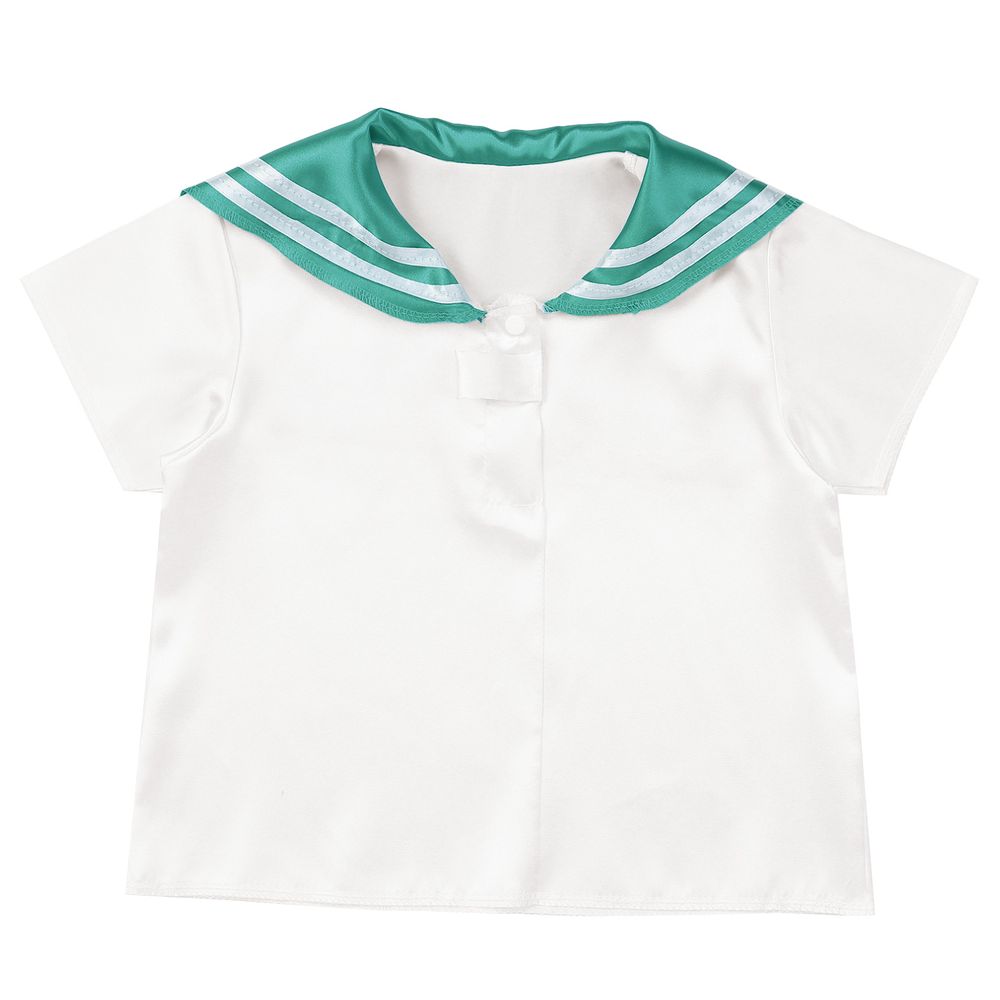 着るだけ簡単！かわいいセーラー服！大人気の衣装ベースシリーズのセーラー服です。光沢感のあるサテン素材を使用した、華やかでかわいらしいなりきり衣装です。水兵さん風にも、制服風にも！カラーバリエーションも豊富で、テーマやキャラクターに合わせた自...