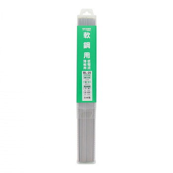 軟鋼用の溶接棒。低電流薄板用となります。サイズ：300×Φ2.0mm個装サイズ：32×4×4cm重量：個装重量：1070g仕様：内容量:1kg電流範囲:30〜60A(下向)、30〜60A(立・上向)生産国：中国