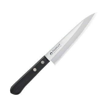 FUJICUTシリーズのエントリーモデルです。サビに強く、切れ味にも妥協はありません。サイズ：135mm個装サイズ：27.3×5×1.9cm重量：個装重量：80g素材・材質：刀身:ステンレス刃物鋼ハンドル:PBT樹脂生産国：日本
