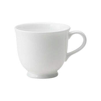 高台があるデザインのコーヒー碗です。サイズ：長径100×短径79×高さ70mm個装サイズ：11×11×7cm重量：個装重量：150g素材・材質：ファインボーンチャイナ仕様：容量:190cc電子レンジ:可(温める程度)食洗機:可オーブン:不可...