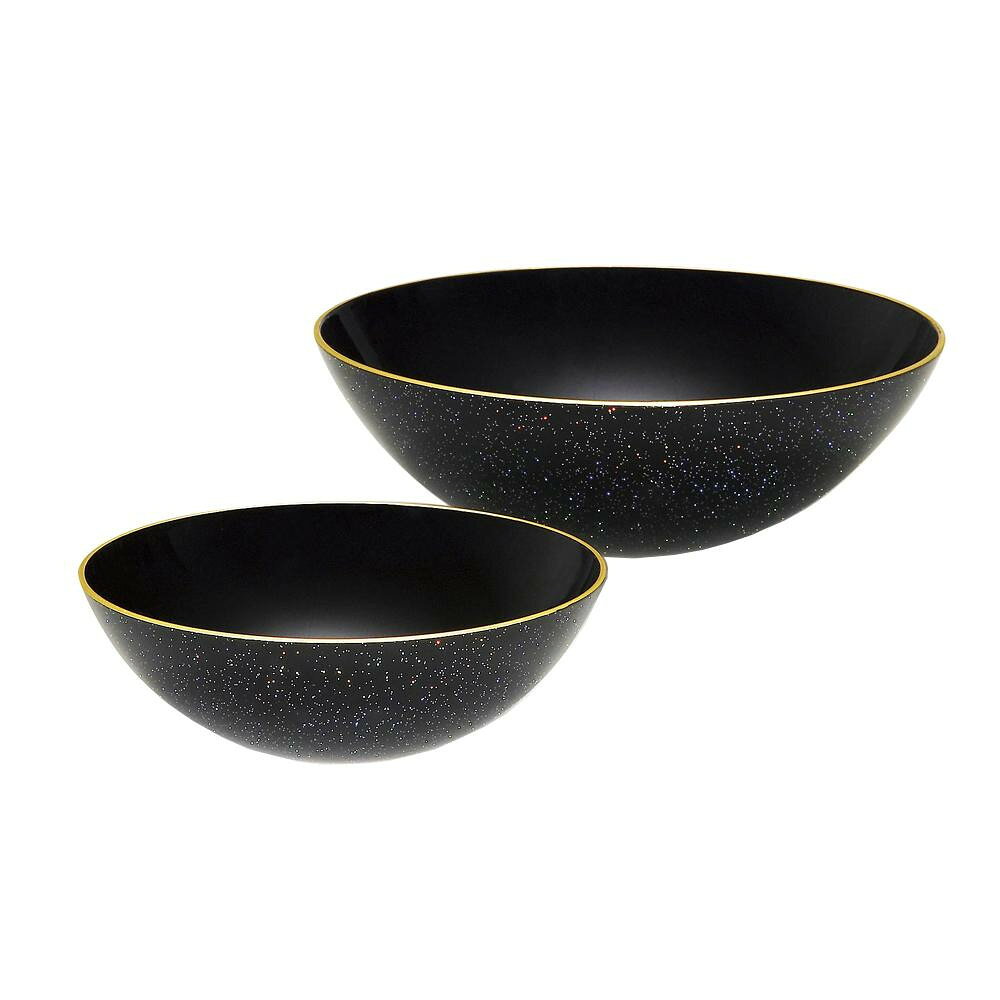 サラダ、そうめん、鍋物の具材など様々な用途にお使いいただけるハーフボウルです。サイズ：中:約φ21.5×7cm、小:約φ15.5×5.5cm、個装サイズ：23×23×8cm重量：個装重量：440g素材・材質：フェノール樹脂(ウレタン塗装)仕...