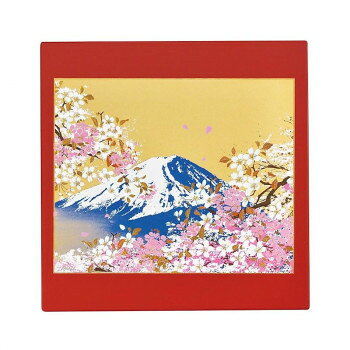 最終クリアーコーティング仕上げにより、蒔絵を保護し、なめらかで輝きのある表面を作り上げています。サイズ：175×175×4mm、個装サイズ：17.6×17.6×0.8cm重量：個装重量：140g素材・材質：ABS樹脂・ウレタン塗生産国：日本