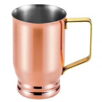 アイスコーヒーや冷茶など冷たい飲み物の温度を最適に保ちます。サイズ：直径6.9×10×10.5cm、個装サイズ：7.5×10.1×11.5cm重量：146g、個装重量：180g素材・材質：本体:銅(内面メッキ)柄:真鍮生産国：日本