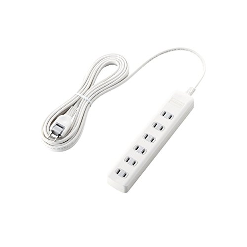 　●本体差込口形状：2ピン●本体差込口個数：6個口●プラグ仕様：2ピン・スイングプラグ●コード長：5.0m●雷ガード：○、絶縁キャップ付きプラグ：○●雷サージから電子機器を守る、高性能雷サージ吸収素子を内蔵した、雷ガードタップです。●最大サ...