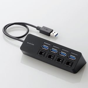 ◆USB2.0の約10倍の転送速度(理論値)を実現するUSB3.0に対応したUSBハブ転送速度5Gbpsと従来のUSB2.0の約10倍の転送速度(理論値)を実現するUSB3.0に対応したUSBハブです。◆大量のデータも高速に転送可能USB3...
