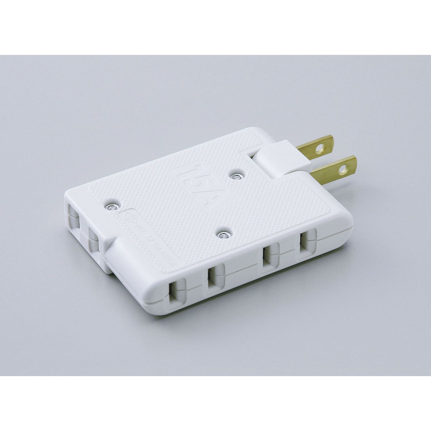 ●1つのコンセントから3方向に電源を分配することができます。●合計1500Wまで3つの器具を接続できます。●差込口が上下に180°稼働します。●薄型で壁面などにピッタリ添いますのでスペースをとりません。■定格：125V　15A■定格電力：合...