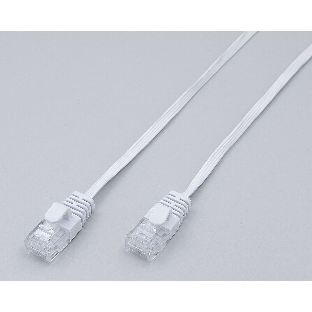 ●FTTH・ADSL・CATV対応●カテゴリ6準拠■8極8芯用■カラー：ホワイト■ケーブル長：1m