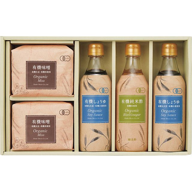 こちらの商品の包装(ラッピング)について○ラッピング・のし承ります（有料）。のし名入れはご注文時備考欄にご記載下さい。注文者名とお届け先名が異なる場合は「（注文者名）様ご依頼分」と送り状に記載して発送いたします。有機大豆、有機小麦を使用し、...