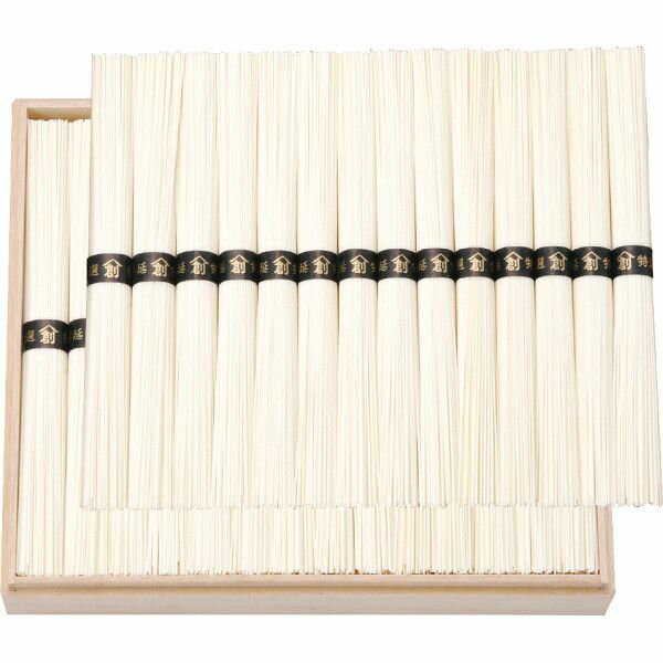 こちらの商品の包装(ラッピング)について○ラッピング・のし承ります（有料）。のし名入れはご注文時備考欄にご記載下さい。注文者名とお届け先名が異なる場合は「（注文者名）様ご依頼分」と送り状に記載して発送いたします。小麦の質を大切にした、手延が...