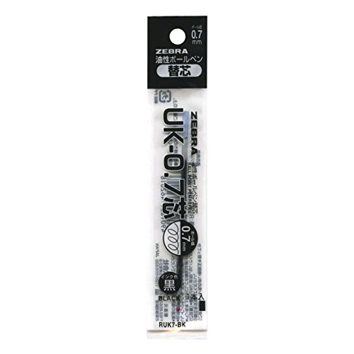 ●品番：RUK7-BK●インク色／黒●ジムノックUK●ボール径／0．7mm●寸法／98．2mm●単位／1本●メーカー品番／RUK7-BK●インク色／黒●油性染料インク●ボール径／0．7mm●寸法／98．2mm●単位／1本