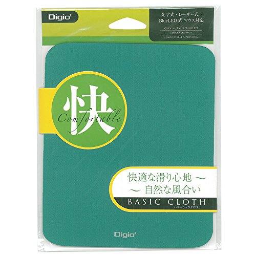 ●本体寸法/重量:W150×D4×H180mm/9g●材質:EVA●【商品説明】●「Digio2 マウスパッド ベーシッククロスタイプ グリーン MUP-907GN」は、快適な滑り心地のマウスパッドです。●自然な風合い。●光学式、レーザー式...