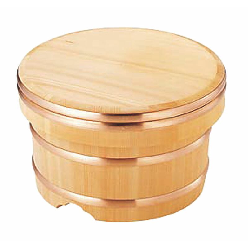 昔ながらの木のおひつです。ご飯の水分を適度に吸収し、冷めてもおいしく召し上がれます。規格:15cm 2.5合外径×深さ:φ145×120mm材質:サワラ※画像は代表画像ですので、画像のサイズ感と実際のお届け商品のサイズ感は異なる場合がありま...