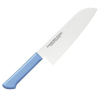 「マスターコック 抗菌カラー包丁」シリーズ。「切れ味の鋭さと特長」●本研刃造りプロの技術者により、本刃付けする前に研ぎ直しを容易にするため、水砥の荒砥・中砥を使用し、刃基を研ぎだしてあります。●本刃付け砥石による本格的な刃付けを施し、鋭い切...