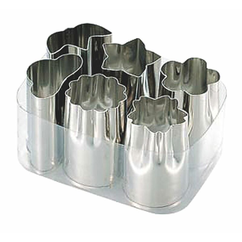 野菜抜き型●6PCセット内容:桜・梅・菊・桔梗・松・竹規格:小内径:φ28mm材質:18-8ステンレス※画像は代表画像ですので、画像のサイズ感と実際のお届け商品のサイズ感は異なる場合があります。商品名および仕様に記載のサイズ・カラー等がお届...