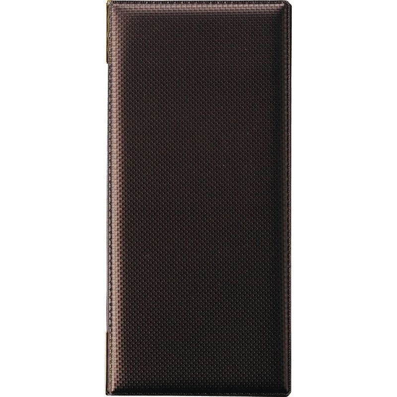 洋食店やレストラン、中華料理店で使われるメニューブック。手触りがソフトなカーボンタッチ。【えいむのピンメニューの特徴】●中紙・ビニールのズレを防止●メニュー本体・ビニールの保護●取付、取り外しが簡単●洗練された美しさと高級感●えいむのソフト...