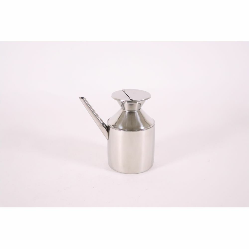 材質：18-0ステンレス外径×高さmm：φ75×H120生産地：中国※画像のサイズ感と実際のお届け商品のサイズ感は異なる場合があります。商品名および仕様に記載のサイズ・カラー等がお届けの商品になります。[ オイルポット 中華オイルポット ]