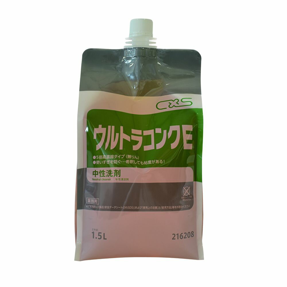 業務用高濃縮中性洗剤5倍高濃縮タイプ、使いすぎを防ぐ・・・希釈しても粘度がある！（無リン）材質：中性生産地：日本日本製[ 中性洗剤 食器用洗剤 洗剤 ]