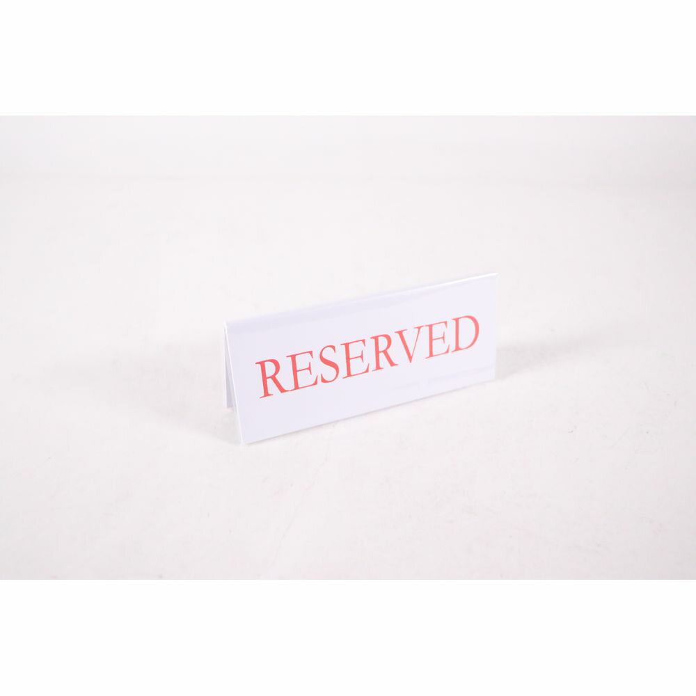 材質：ポリ塩化ビニール縦×横×高さmm：150×30×H65生産地：日本日本製[ テーブルサイン 予約席 ]