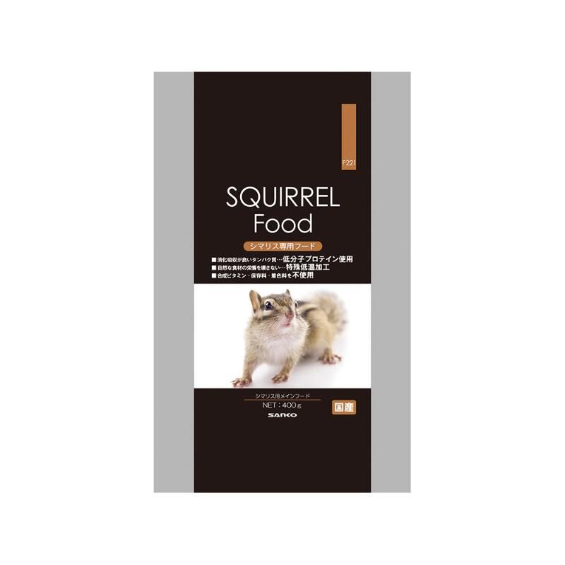シマリス専用フード！・雑食性のシマリス本来の食性を考え、穀物を中心に食物性・動物性の幅広い食材を使用し、自然な食材から栄養が得られる方法で作られた総合栄養フードです。・主要なたんぱく源として大豆を酵素発酵した「低分子プロテイン」配合・歯ごた...