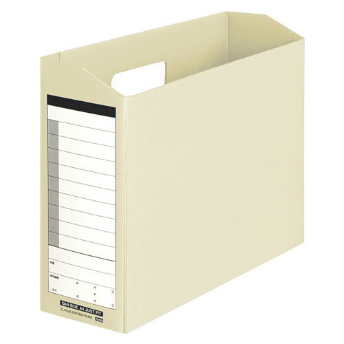 A4書庫にぴったり収まるジャストフィットサイズ!●ボックスファイル●規格:A4-E●外形寸法:幅100×縦240×横317mm●色:ライトグレー●材質:ダンボール●参考内形寸法:幅95×縦235×横313mm●ジャストフィットタイプ