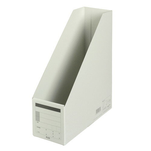 タテ型ボックスファイル。●ボックスファイル●規格:A4-S●外形寸法:幅100×縦315×横265mm●色:グレー●材質:ファイルカード紙●参考内形寸法:幅95×縦310×横262mm