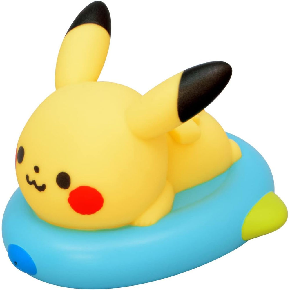 【可愛いピカチュウの水鉄砲】ボートに乗って気持ちよさそうにぷかぷか浮かぶピカチュウのみずでっぽう。お風呂やおうちプールでの水遊びには欠かせない水鉄砲が、モンポケシリーズから登場。水の上に浮かんでいるだけでもかわいくて癒されます。【お風呂が楽...