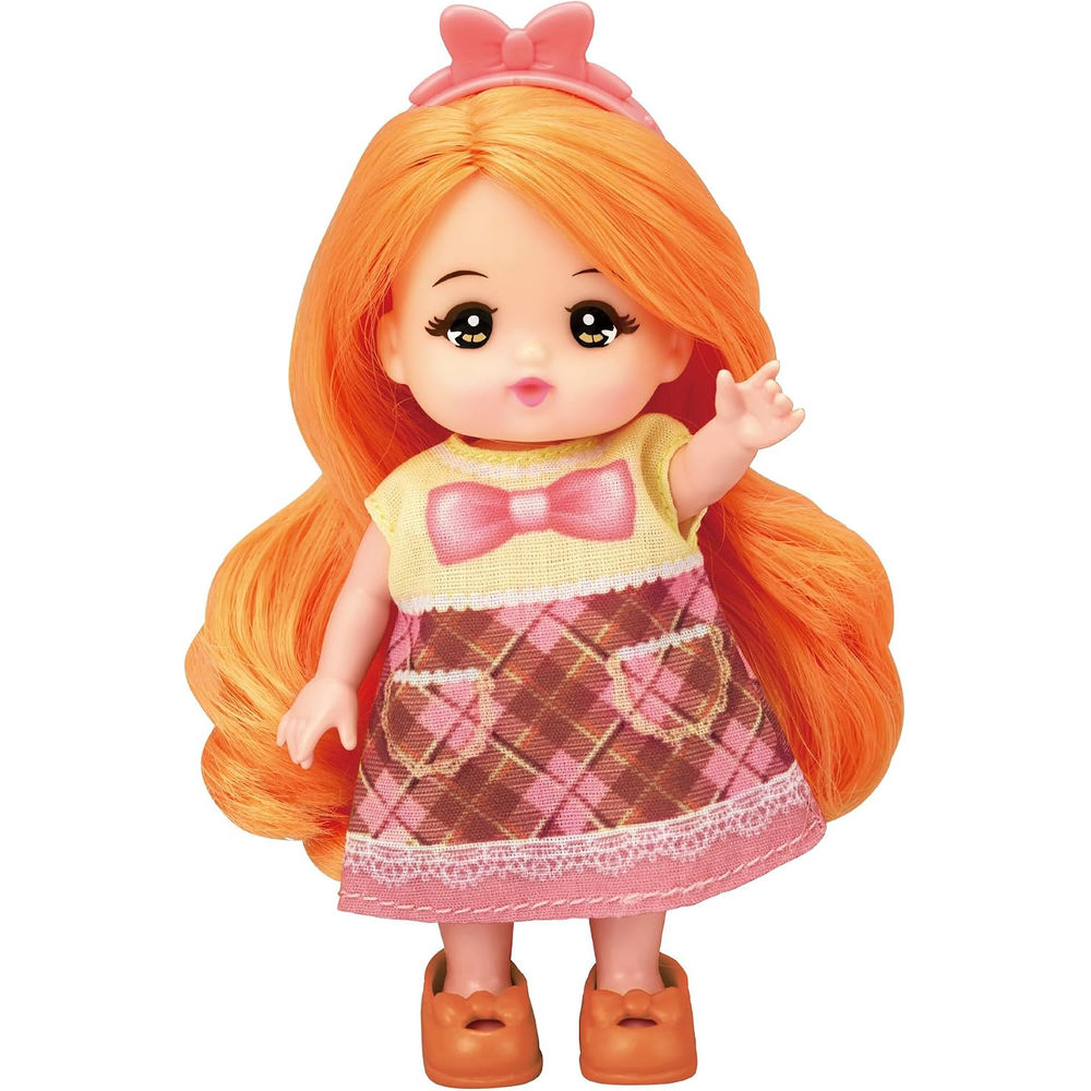 手のひらサイズで、いつでもどこでもいっしょに遊べるポケットメルちゃんシリーズ。タルトちゃんの髪の毛を氷水で冷やすと色が変化するよ。手で温めると元の色に戻ります。セット内容：タルトちゃん（パンツ付き）、ワンピース、カチューシャ、くつパッケージ...