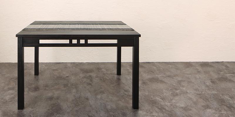 アジアンモダンダイニングシリーズ 【Aperm】アパーム ダイニングテーブル単品 W120 アンティークブラウン■テーブル(W120）【サイズ】幅 120×奥行 76×高さ 76cm【材質】天板：天然木　　　　脚部：天然木　　　　仕上げ：ラ...