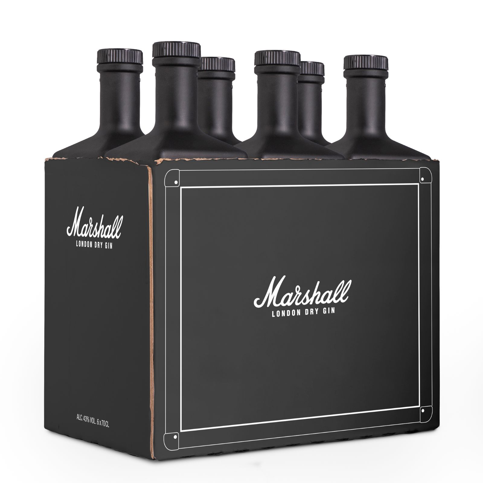 【商品説明】 世界中のミュージシャンから愛用されてきたイギリスのギターアンプブランド「Marshall」のブランド名を冠したジン「マーシャル ロンドンドライジン」がついに日本販売！！！ 口当たりはなめらかで、ジュニパーとコリアンダーシードの...