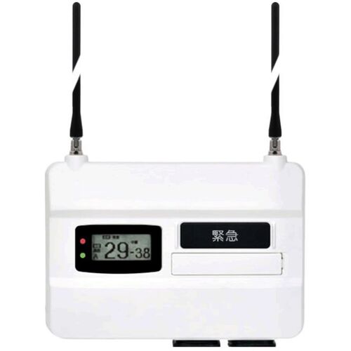 【注意事項】●本機は屋内専用品です。●防水性能は有しておりません。【特長】●屋内専用●送信/受信の独立したアンテナ●非常用電源搭載で停電時も通信を確保●かんたん取付●高感度設計●見やすい液晶表示とLEDインジケータ●多彩なグループ設定が可能...