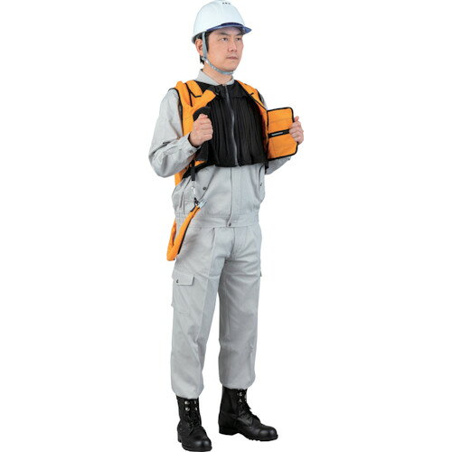 【注意事項】●受注生産品です。●ご注文前に納期御見積が必須となります。●ご注文後のキャンセルは不可です。【特長】●冷水循環式：背面の氷袋から、冷水を特殊スーツ内に循環させ、冷却します。●背負具は難燃性の生地で、高炉周辺等でも使用できます。●...