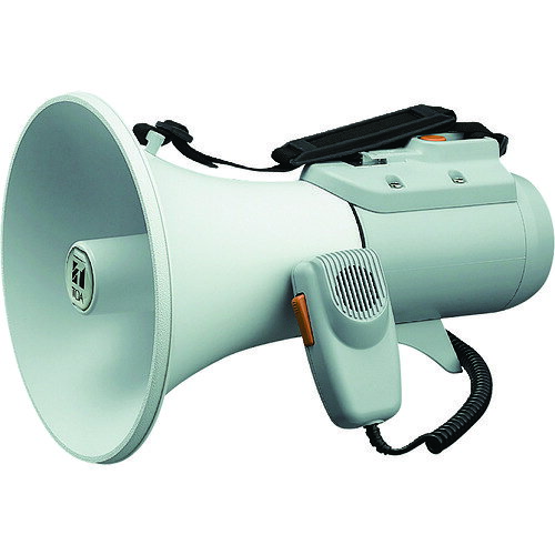 【注意事項】●電池別売【特長】●高音質で聞き取りやすい音質です。●主要部分を抗菌処理しています。【用途】【仕様】●内蔵音：ホイッスル●定格出力(W)：15●音声通達距離(m)：約400●内蔵音通達距離(m)：約500●口径(mm)：210●...