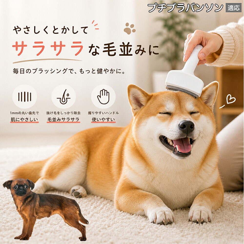 メンテナンスのしやすさにこだわりました。ブラシ部分に溜まった毛はサッと取り除け、水洗いで微細なホコリまでリセット可能。シンプルな構造ながら耐久性が高く、多頭飼いのご家庭でも長くご愛用いただける高品質なグルーミングツールです。 商品詳細 商品...