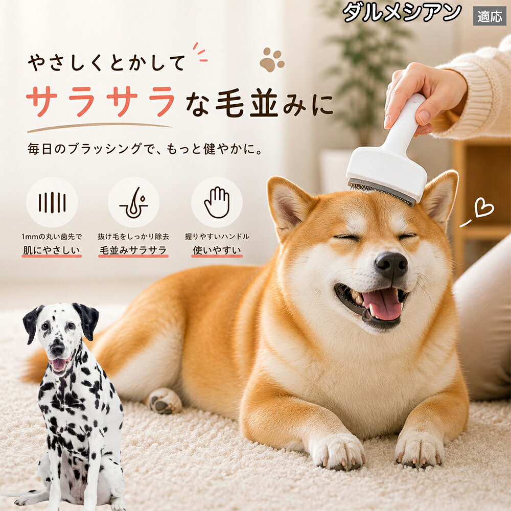 メンテナンスのしやすさにこだわりました。ブラシ部分に溜まった毛はサッと取り除け、水洗いで微細なホコリまでリセット可能。シンプルな構造ながら耐久性が高く、多頭飼いのご家庭でも長くご愛用いただける高品質なグルーミングツールです。 商品詳細 商品...