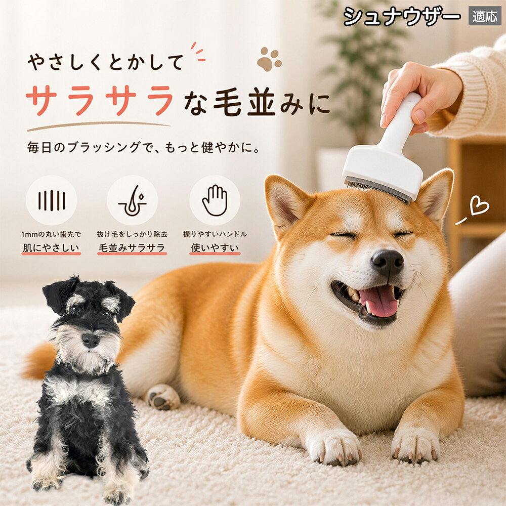 メンテナンスのしやすさにこだわりました。ブラシ部分に溜まった毛はサッと取り除け、水洗いで微細なホコリまでリセット可能。シンプルな構造ながら耐久性が高く、多頭飼いのご家庭でも長くご愛用いただける高品質なグルーミングツールです。 商品詳細 商品...