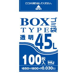 容量：45リットル・サイズ：650x800mm・厚さ0.030mm 原料樹脂：ポリエチレン・素材：ポリエチレン（LLDPE） 柔らかく、よく伸びるのが特徴です。100枚入x6箱セット。 大量に使用される方、まとめ買いにもおすすめです。 耐冷...