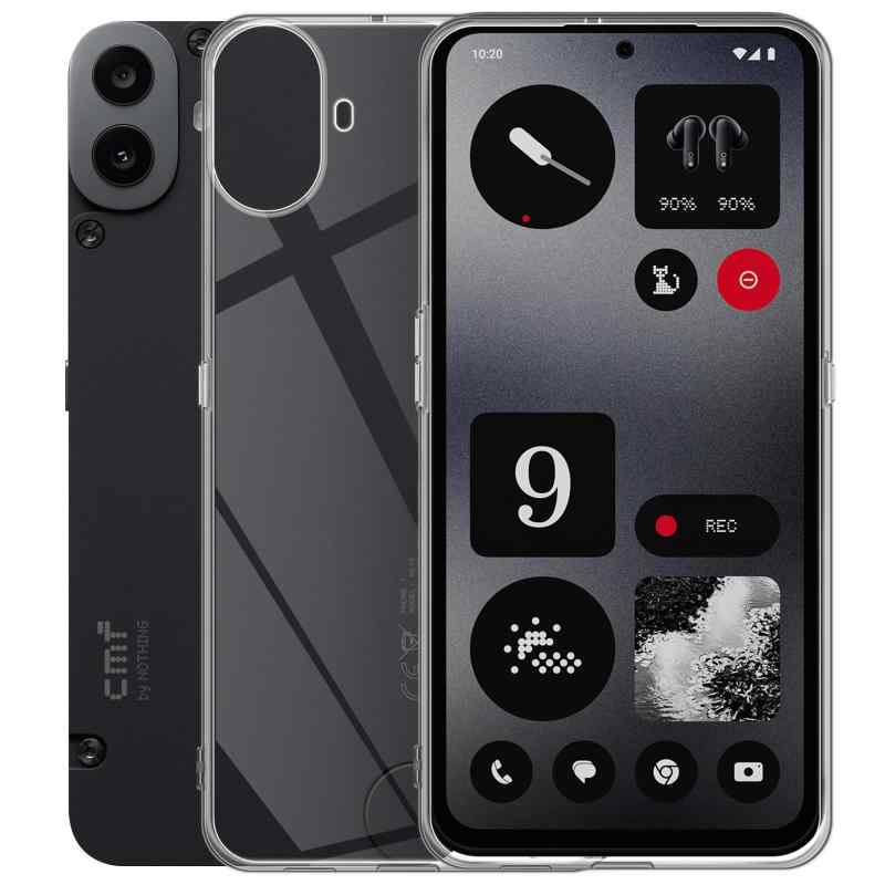 For Nothing CMF Phone 1 ケース クリア TPU素材 全面保護 落下に強い 耐衝撃 軽量 薄型 Greerass ソフトカバー 滑り止め 黄ばみ防止 指紋防止 透明 耐久 インストール簡単 Nothing CMF Ph...