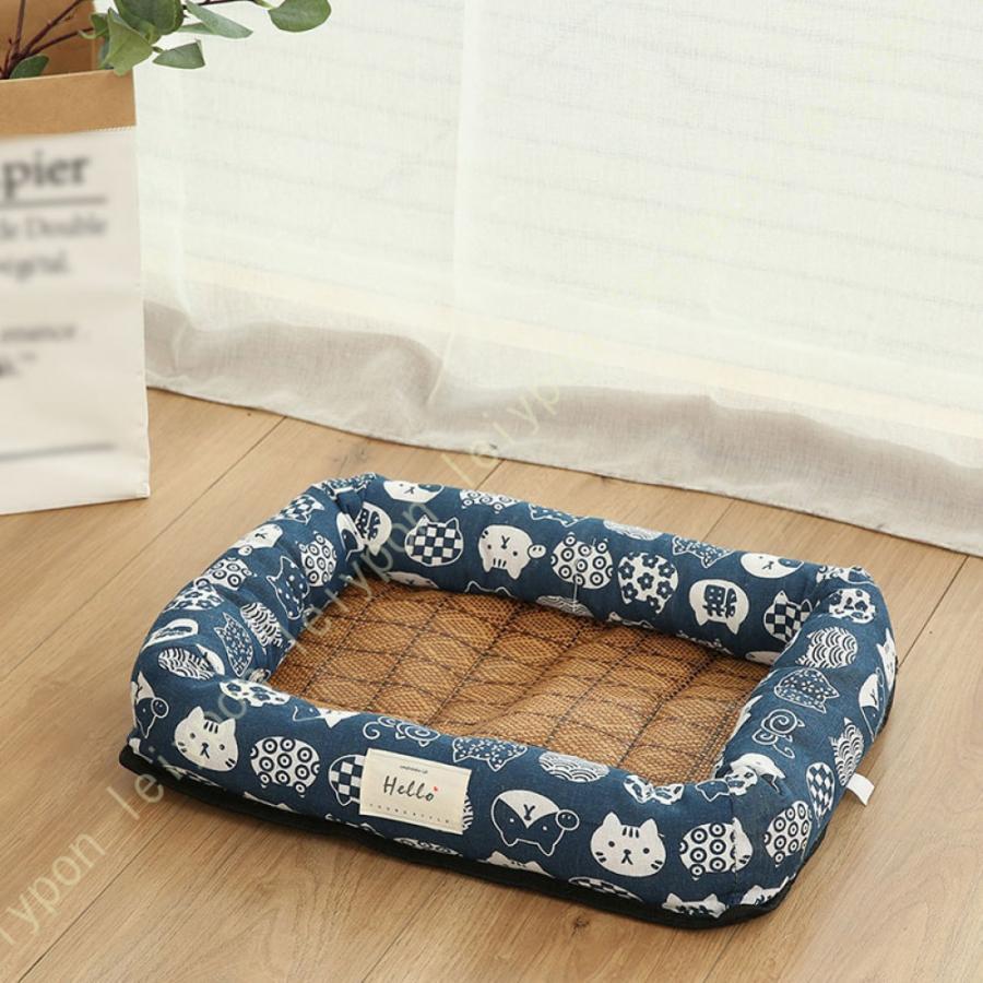 商品詳細素材：キャンバスサイズS（約30*40cm）M（約40*50cm）L（約50*60cm）XL（約60*70cm）涼しい接触冷感マット【冷感生地マット】触るとひんやり冷たく涼しい夏の暑い日を快適に！冷たくなりすぎることなく体温を逃して...