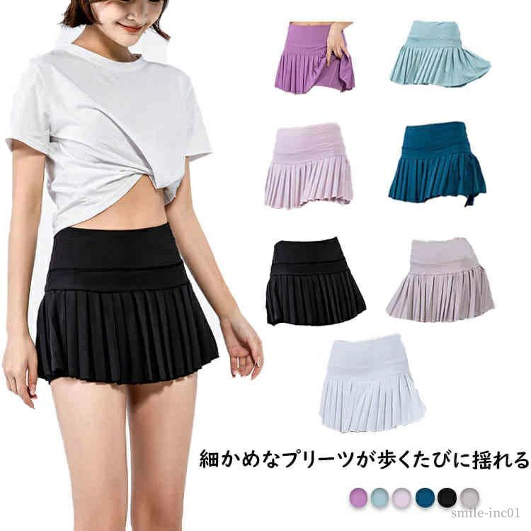 細かめなプリーツが歩くたびに揺れるしっかりとした生地感ですが伸縮性に優れストレスなく履けるシンプルなデザインで普段着としてオールシーズン着回しが楽しめます。ペチパンツ付属なので安心してプレーに集中できます。ゴルフウェアはもちろん、カジュアル...