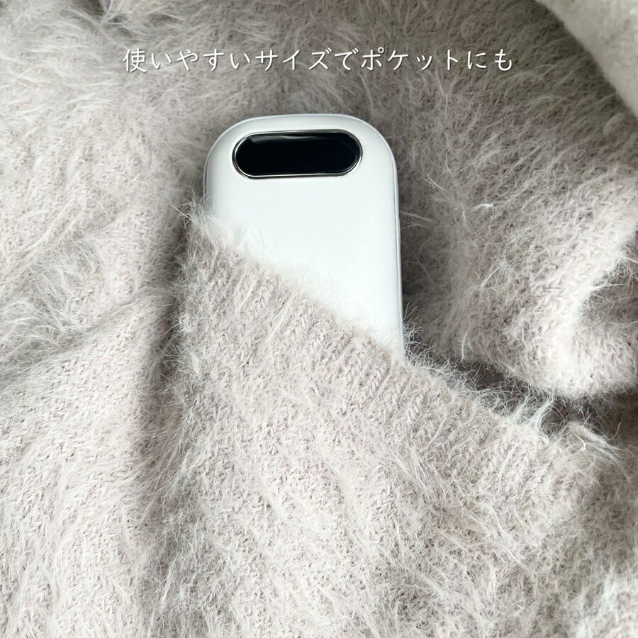 商品説明 使いたいときにすぐに温まる くりかえし使えるカイロ 手のひらサイズでポケットにもすっぽりと入ります。 操作方法はとても簡単！ ＋・－のいずれかを2回押すと電源のON・OFF 1回ボタンを押すと5℃ずつ設定温度が変わります。 2秒の...