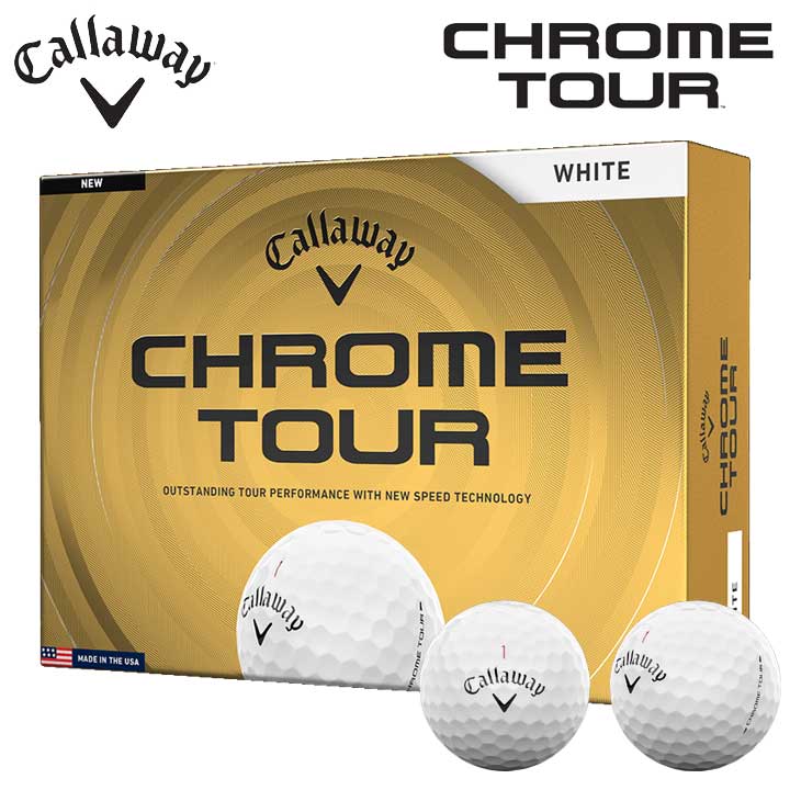 キャロウェイ クロムツアー ボール 4年の歳月をかけて開発した新素材を採用 追い求めたのは更なるボールスピード PGAツアーなどで公式に使われており、ゴルフでプレーヤーの各ショットの価値を統計的に評価するための指標である「Strokes G...