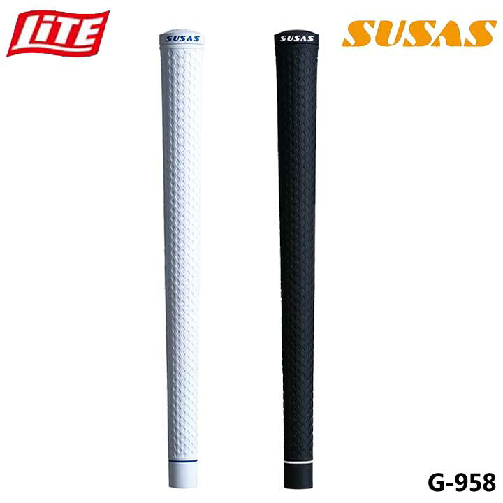 ライト G-958 スーサスグリップ utm360 ゴルフ グリップ LITE SUSAS grip utm360 ●芹澤プロ・藤田プロ監修モデル ●360°タイプ（先端ロゴなし） カラー WH/藤田プロ監修(022)、BK/芦澤プロ監修(...