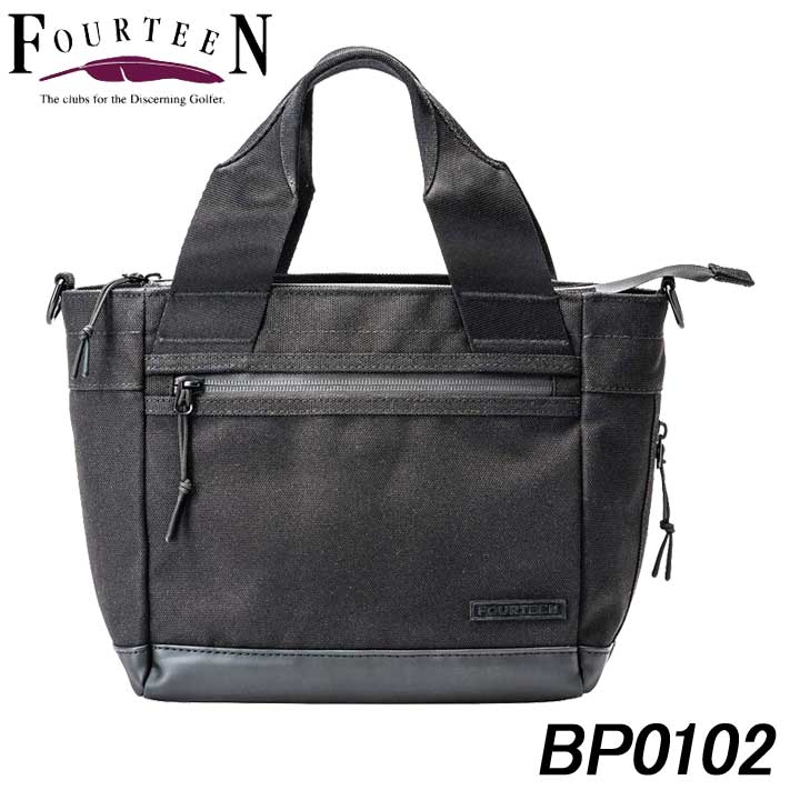 フォーティーン BP0102 カートバッグ ゴルフや日常でもマルチに使用できるデザインと仕様にしました。 バッグ底部分にはレザー調の切り返しで底部分の形をキープするとともに、デザインにアクセントを出しました。 23SSでも採用したシリコンタ...