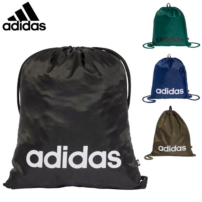 毎年人気です！在庫なくなる前にお急ぎください！ ランニングにおすすめ！ お買い得！トレーニングやウォーキングなどに！ アディダス(adidas) リニア ジムサック ●素材 ・ポリエステル100% ●サイズ ・NS:36×43cm ●カラー...
