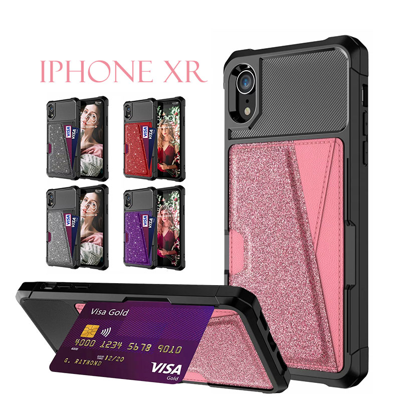 ○対応機種： iPhone XR ○素材：TPU+PU ○カラー：ローズゴールド/レッド/パープル/グレー/ブラック 5色のカラーバリエーションよりお選びいただけます。 キラキラして、とってもかわいい? オシャレな外観で、人目を引くこと間違...