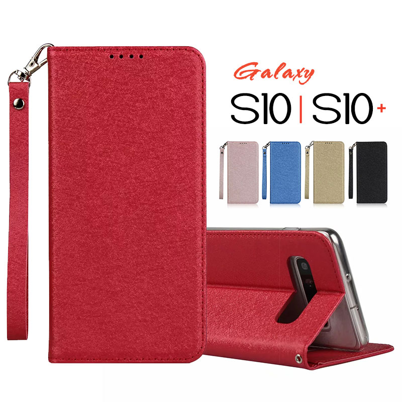 ◇対応機種： Galaxy S10 (SC-03L/SCV41) Galaxy S10+ (SC-04L/SCV42) ○素材：PUレザー+TPU ○カラー：レッド/ゴールド/ピンク/ブルー/ブラック 5色のカラーバリエーションよりお選びい...